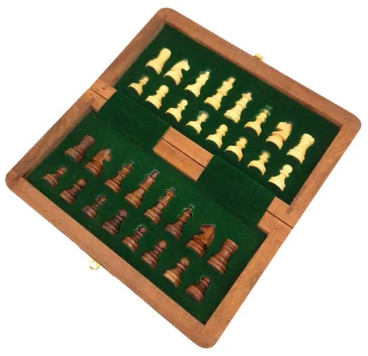 Madrid Magnificence Dřevěné magnetické šachy 17 x 17 cm - DNU-025