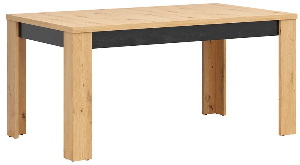 Jídelní stůl BRW Ostia STO/7/16 (dub artisan + dub černý) (pro 6 až 8 osob). 1025966