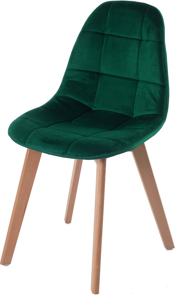 Szchara Apo čalouněná židle zelená – velur