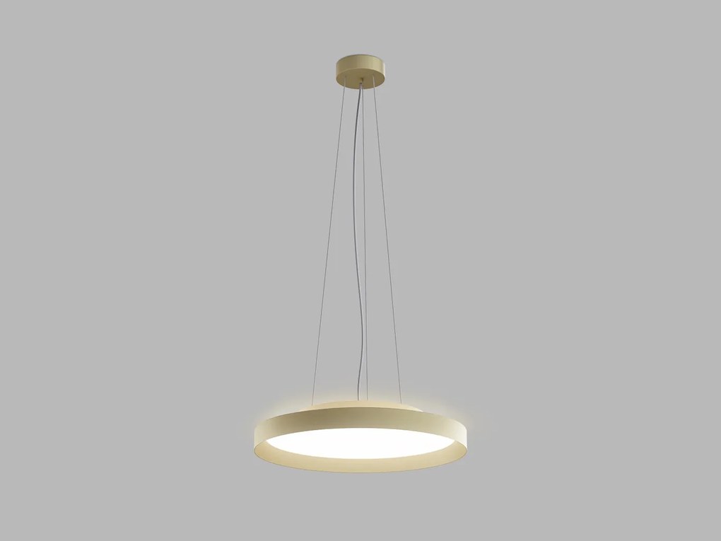 Led2 Závěsné LED svítidlo MOON P- Z, ø 40 cm Barva: Broušené zlato, Stmívání: Casambi TW