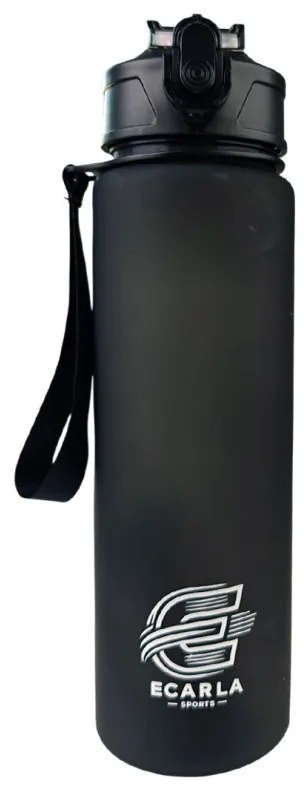 Flamenco Mystique Matná sportovní láhev na vodu 750ml černá ECARLA SPORTS BD48 pro fitness a outdoor aktivity