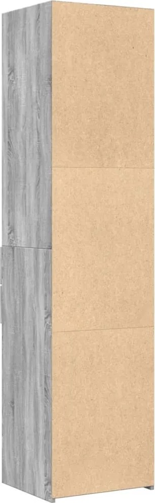 Skříň highboard šedá sonoma 45 x 42,5 x 185 cm kompozitní dřevo 3281453