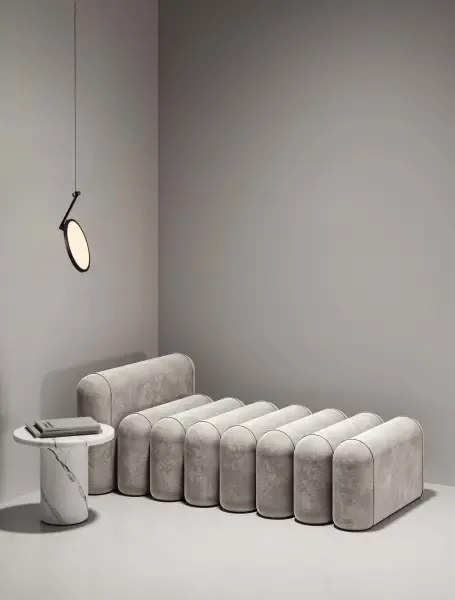 LED černý designový lustr Opi
