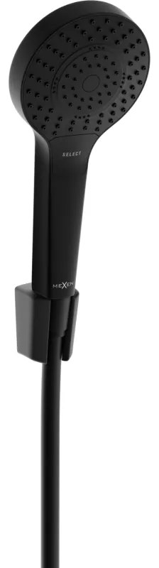 Mexen příslušenství - ruční sprchový set Oval R-05, 3-funkce, černá, 785055052-70