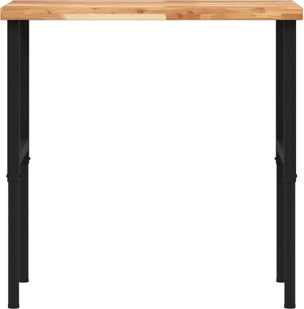 Pracovní stůl 100x60x(73–99,5) cm masivní akácie obdélníkový 3309693