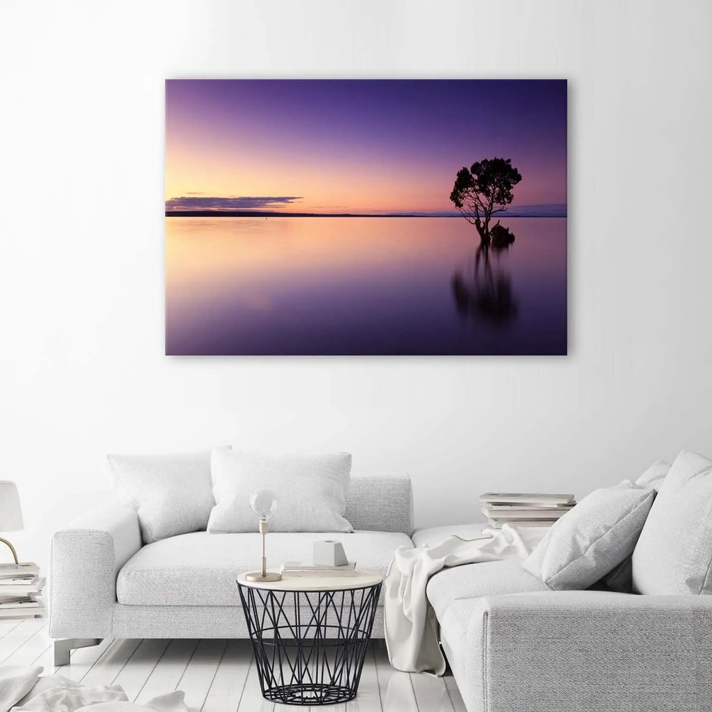 Gario Obraz na plátně Osamělý strom na jezeře Rozměry: 60 x 40 cm