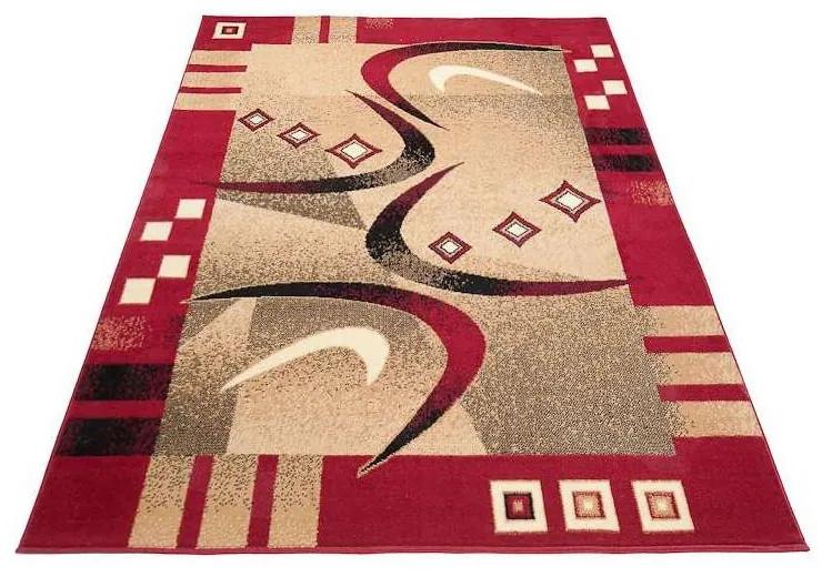 Kusový koberec PP Jorika červený 70x130cm