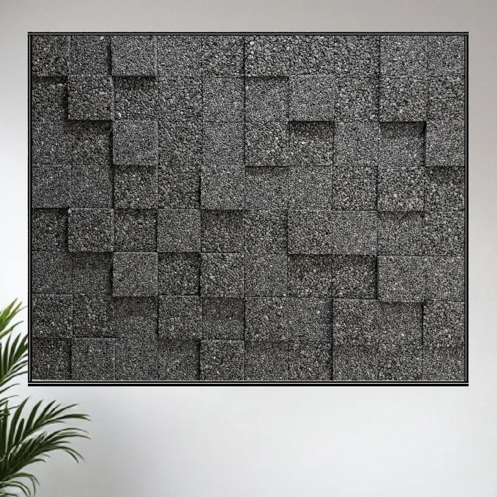 Báča Beton 3D kamenný obklad na stěnu Vzor kamene: Grigio Cenere