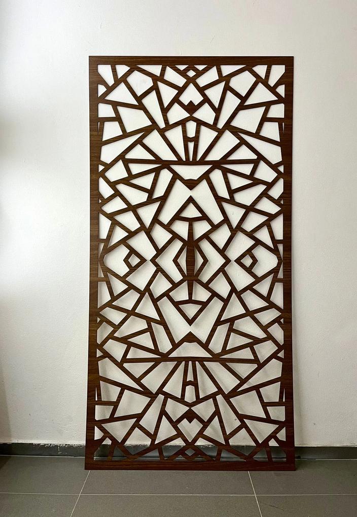 dřevo života Dekorační panel GEOMETRY Barevný vzor: Bílá, Rozměry (cm): 40x80