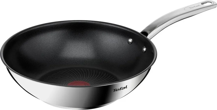 Wok nerezová pánev s nepřilnavým povrchem ø 28 cm Intuition B8171944 – Tefal