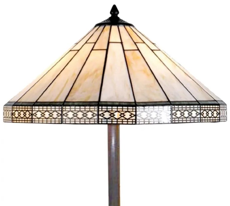 Stojací lampa Tiffany – 50x164 cm
