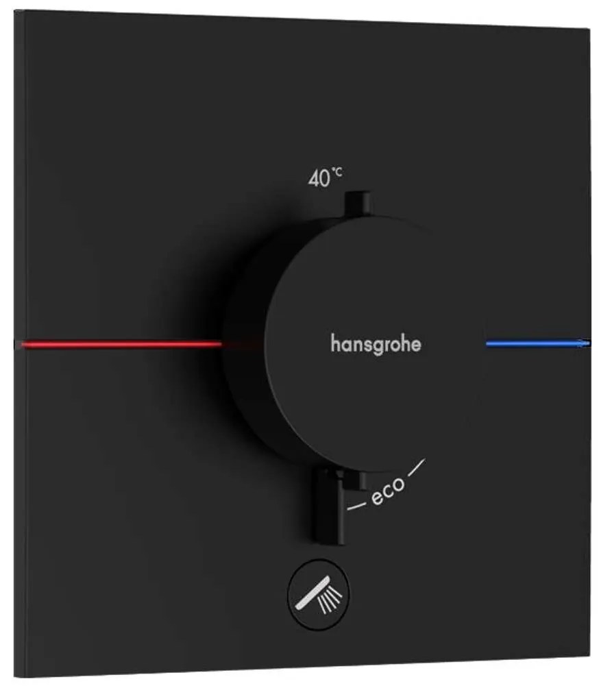 Hansgrohe - Termostatická baterie pod omítku, matná černá 15575670ROZ1