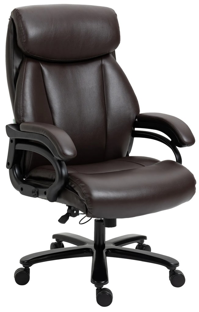 Kancelářská židle Vinsetto manažerská židle herní židle ergonomicky výškově nastavitelná s funkcí houpání, silné čalounění s nosností až 180 kg |