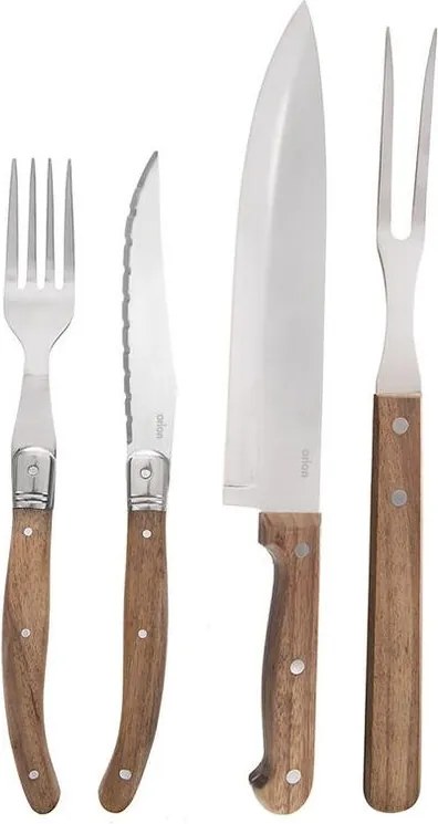 Sada steakových příborů a prkénka 15 ks