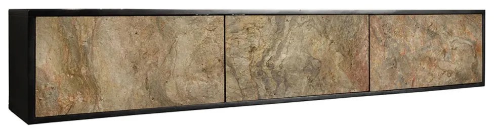 Massive home | Závěsný televizní stolek MOUNTAIN SOUL BLACK 160 CM masiv akácie
