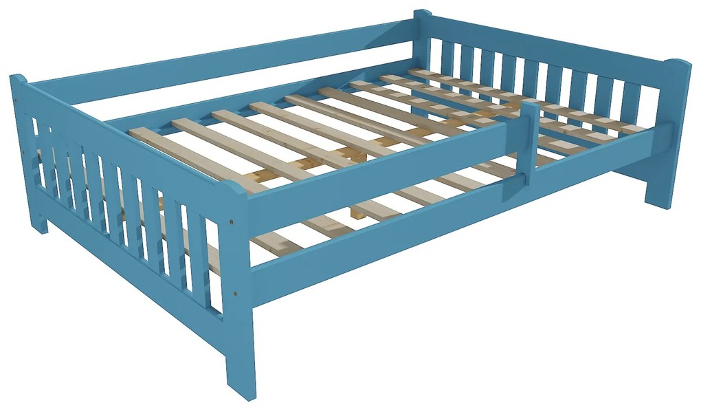Vomaks Dětská postel DP 022 XL se zábranou Rozměr: 120 x 200 cm, Barva: barva šedá