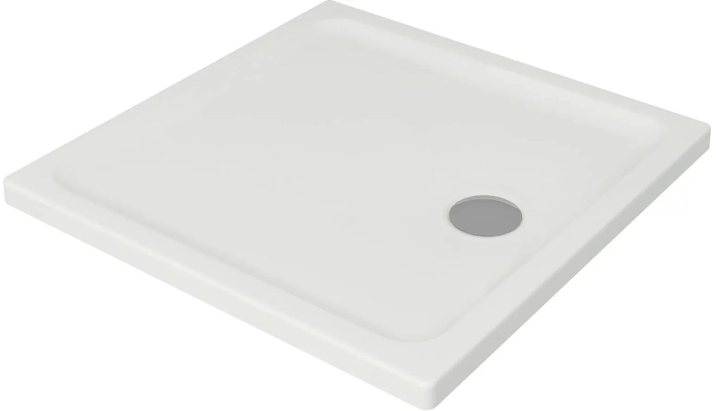 CERSANIT sada B153: sprchový kout ARTECO 90x90x190 cm, průhledný, chrom + slim vanička TAKO, S601-116