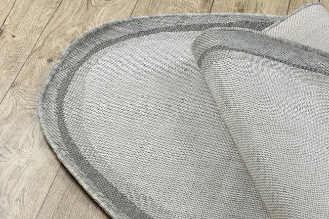 Koberec ORGANIC 2125 / krémový / šedý / naturální