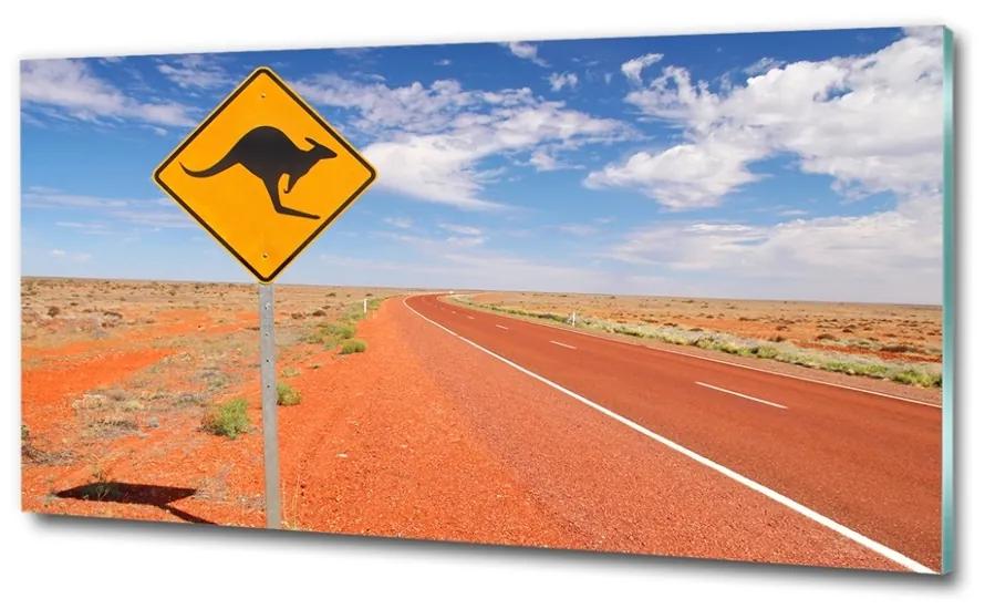 Wallmuralia Foto obraz sklo tvrzené Cesta v Austrálii 100x50