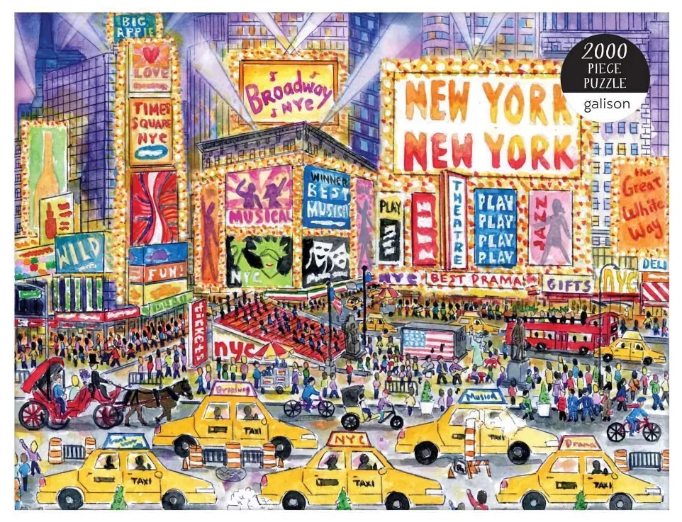 Galison Puzzle Světla na Broadwayi 2000 dílků