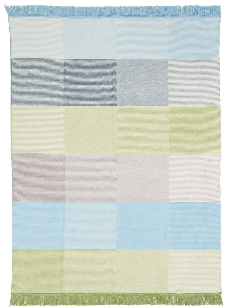 Deka Cotton Cloud 150x200cm Pastel Green&amp;Blue