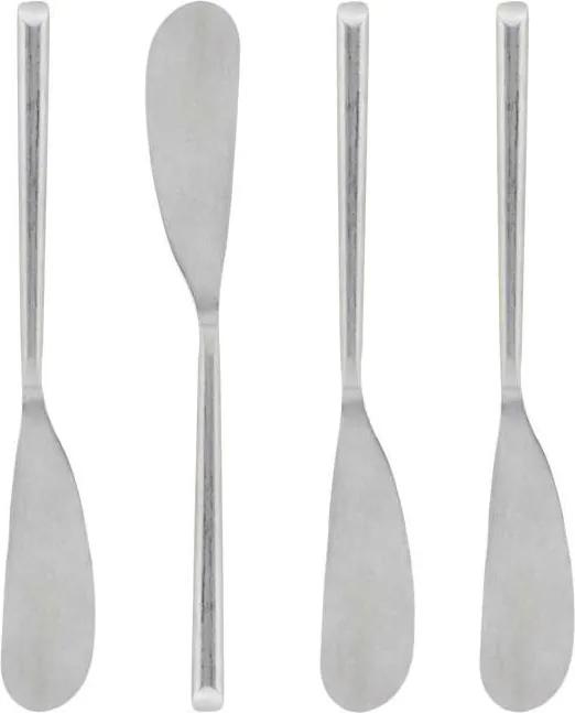 Nicolas Vahé Set nožů na máslo Daily - 4 ks, stříbrná barva, kov