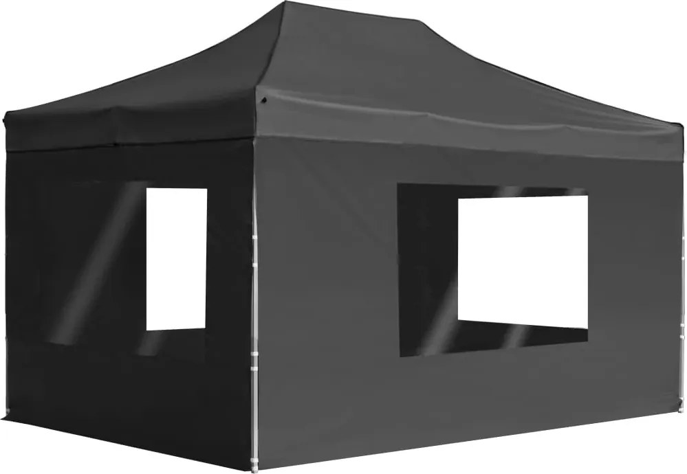 Fionshop 262824582 Profesionální skládací party stan+stěny hliník 4,5x3 m