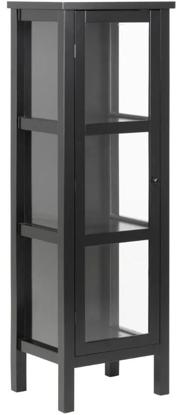 SCANDI Vitrína Marion 45,5 cm, černá