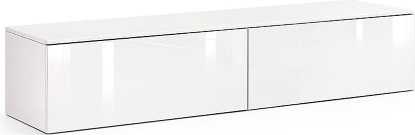 TV stolek 1,75 lesklá bílá Legs Box