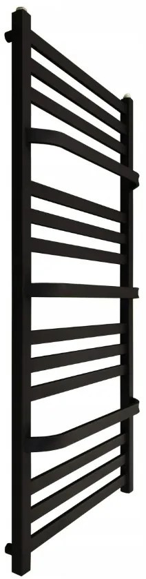Regnis LOX DUO, topné těleso 540x1500mm, 712W, černá matná, LOXDUO1500/540/D500/BLACK