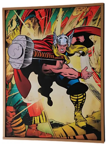 Obraz na plátně v rámu - Thor