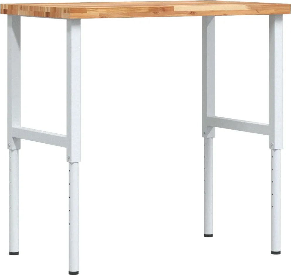 Pracovní stůl 100x60x(73–99,5) cm masivní akácie obdélníkový 3309715
