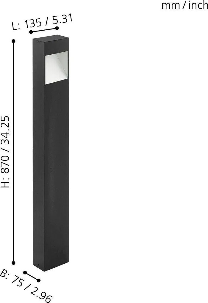 EG 98097 Venkovní stojací svítidlo MANFRIA 98097 - EGLO