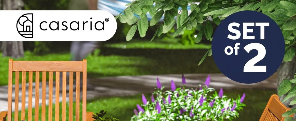 Zahradní židle Sydney sada 2 ks akácie certifikace FSC®
