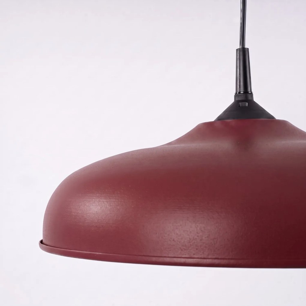 Sollux Lighting Závěsné svítidlo GINA bordó