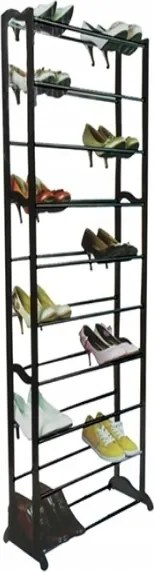 Verk Skládací botník Amazing Shoe Rack 50 párů černá