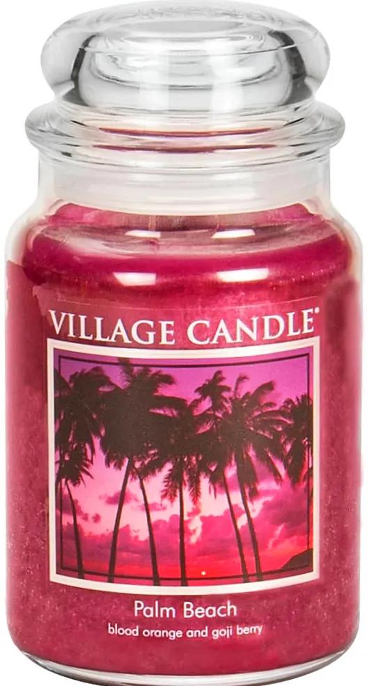 VILLAGE CANDLE Vonná svíčka - Palmová pláž Doba hoření: 170 hodin