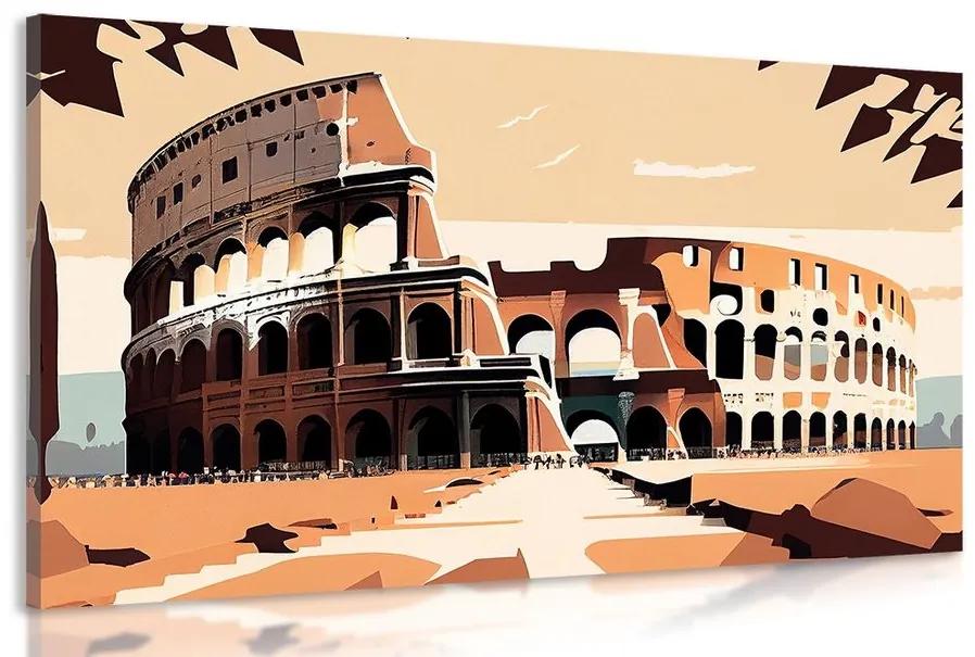 Obraz koloseum v Římě - 120x80