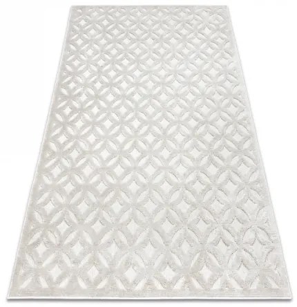 koberec SANTO SISAL 58507 Prolamované, art deco béžový velikost 200x290 cm | krásné koberce cz