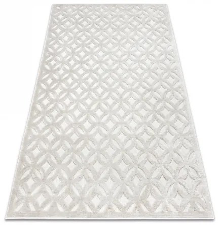 Koberec SANTO SISAL 58507 Prolamované, art deco béžový