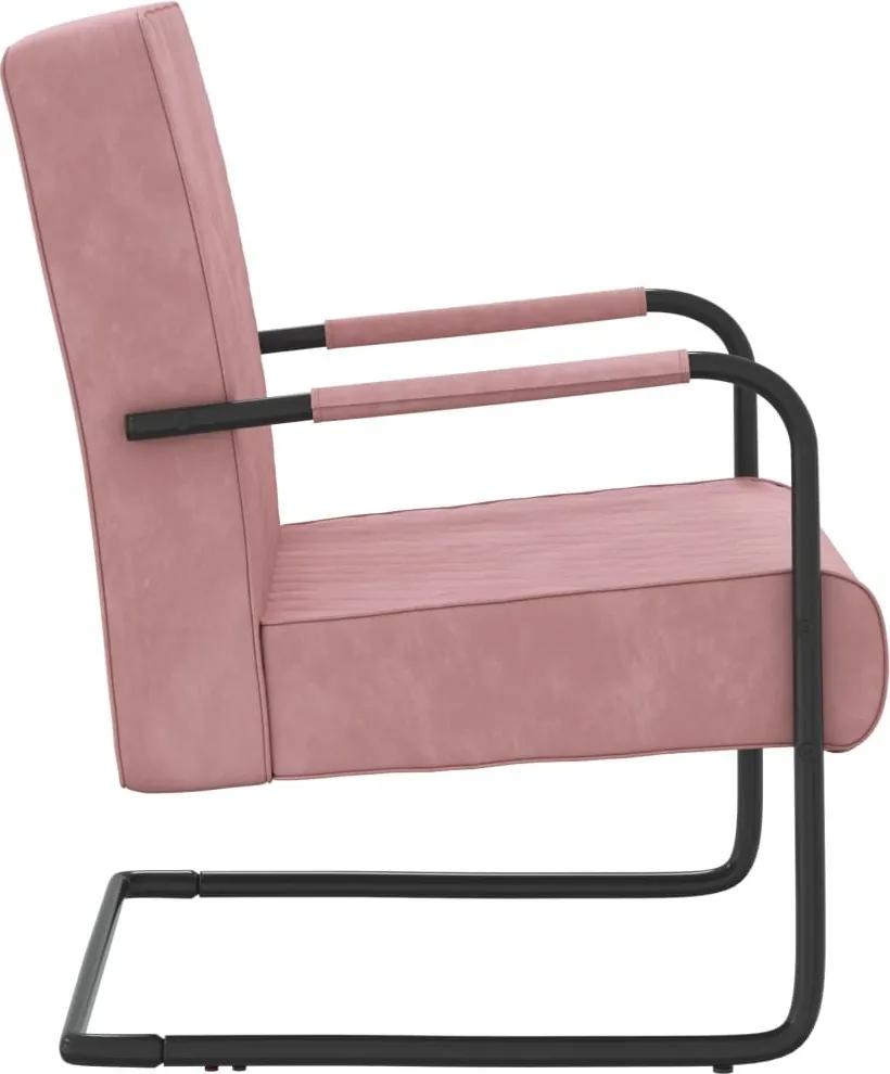 vidaXL Konzolová židle samet [325728] Barva: Tmavě šedá