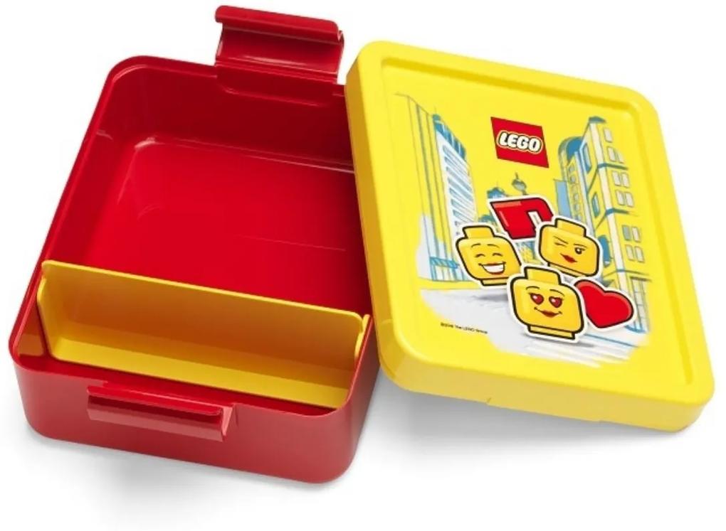 Lego® Žluto červený svačinový set LEGO® ICONIC Girl