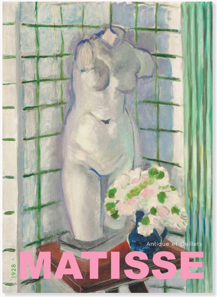 Plakát Henri Matisse - Antique et Oeillets