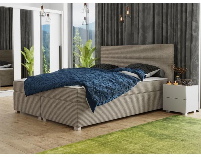 Kontinentálni postel Materenko, Rozměr postele: 160 x 200 cm, Potah: Poso 27