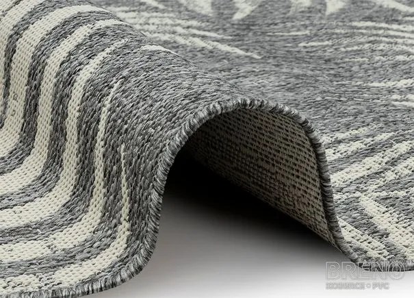 Breno Kusový koberec CASA 607 silver, 80x150 cm, Stříbrná/Vícebarevné