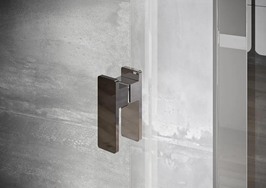 Ravak Nexty NDOP1 Sprchové dveře jednodílné 80 cm Profil: Bílá, Sklo: Hladké čiré