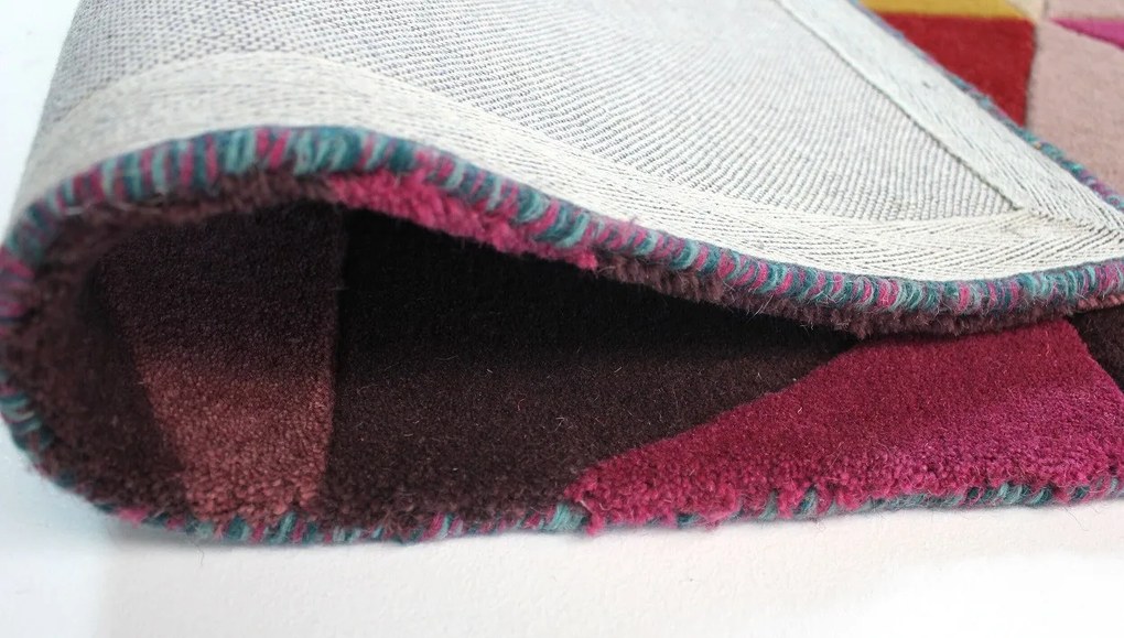 Flair Rugs, Ručně všívaný běhoun Illusion Falmouth Multi, 60x230, vícebarevná, chodba / předsíň
