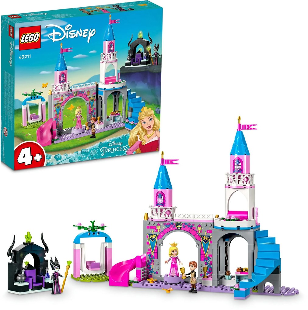 Lego stavebnice lego disney princess 43211 zámek šípkové růženky