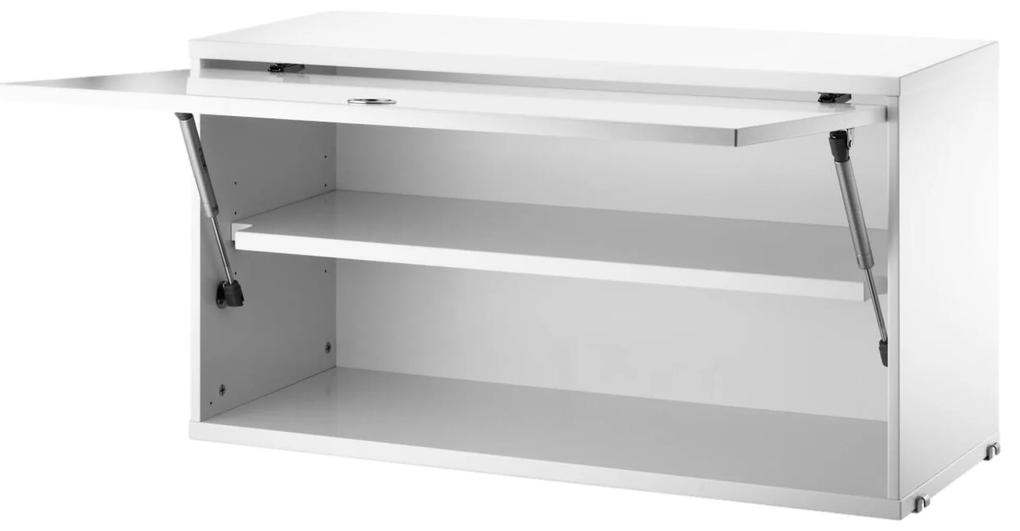 STRING Skříňka Cabinet with Flip Door, White