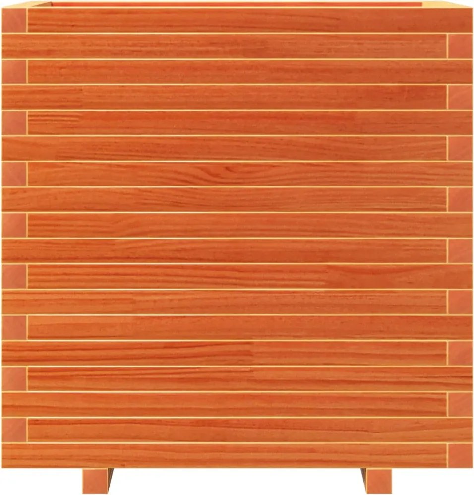 Zahradní truhlík voskově hnědý 70x40x72,5 cm masivní borovice 3282591